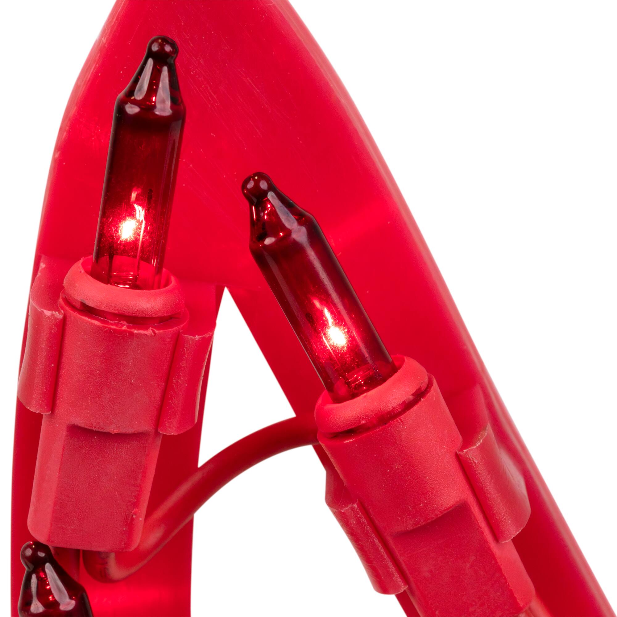 Northlight Lighted Cardinal Bird Christmas Window Silhouette 12.5" and ...