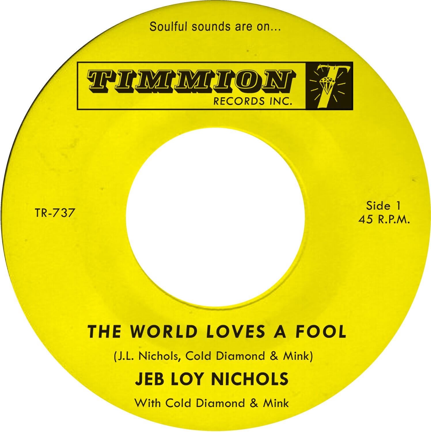 Jeb Loy Nichols The World Loves a Fool/Not There Yet 7 INCH SINGLE [7 ...
