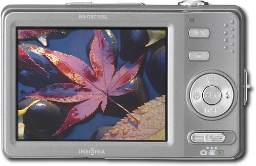 Best Buy: Insignia™ 10.2-Megapixel Digital Camera Dark Gray NS-DSC10SL
