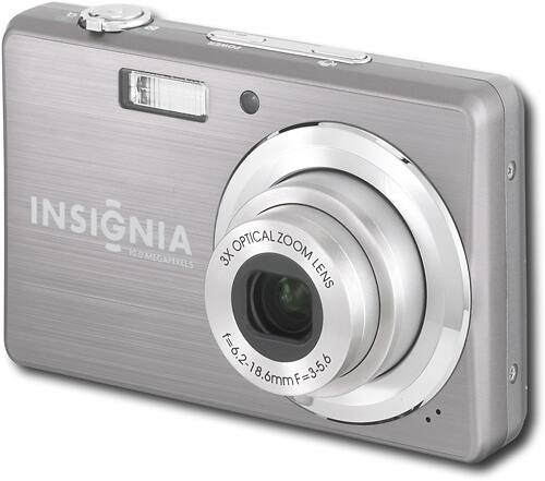 Best Buy: Insignia™ 10.2-Megapixel Digital Camera Dark Gray NS-DSC10SL