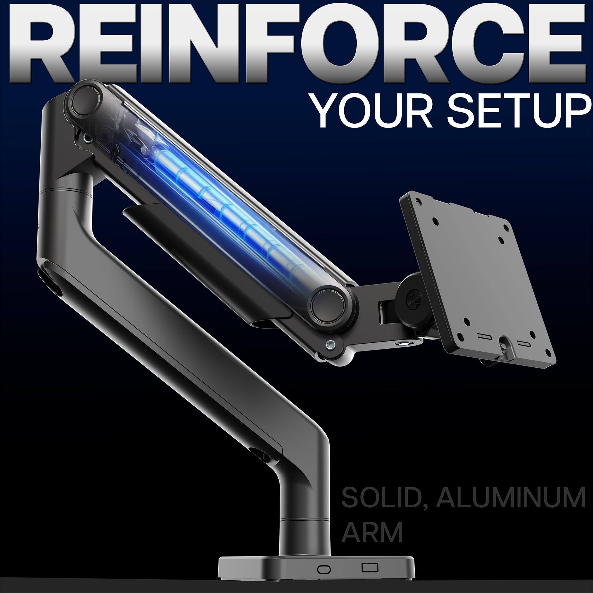 Comfort Essence Duty Aluminum Ultrawide Monitor Tension Arm For Up To ...