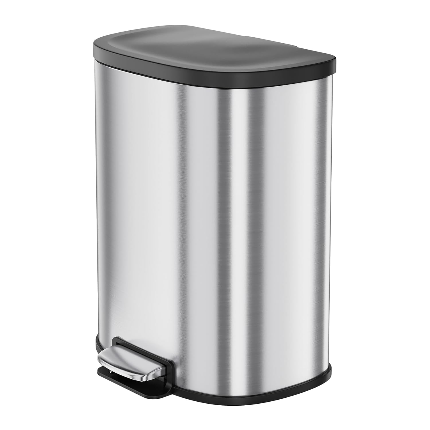 Jojoka 50L Kitchen Trash Can with Step On Soft Close Lid, Removable ...