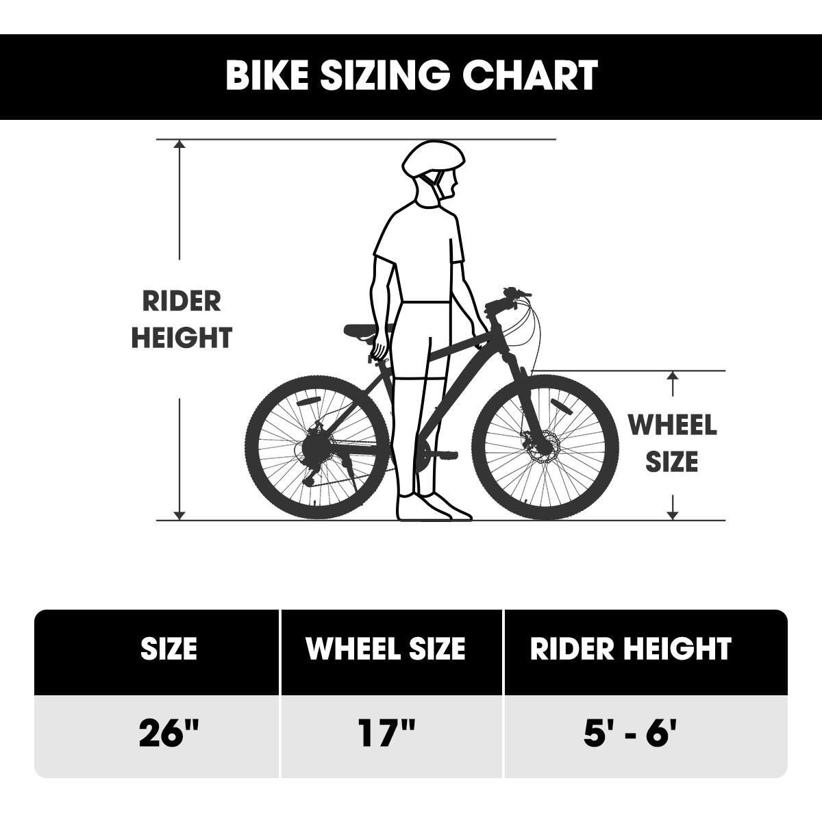 HILAND H200 26" Mountain Bike for Men Women Multi Spokes Wheel Black H200 - Best Buy