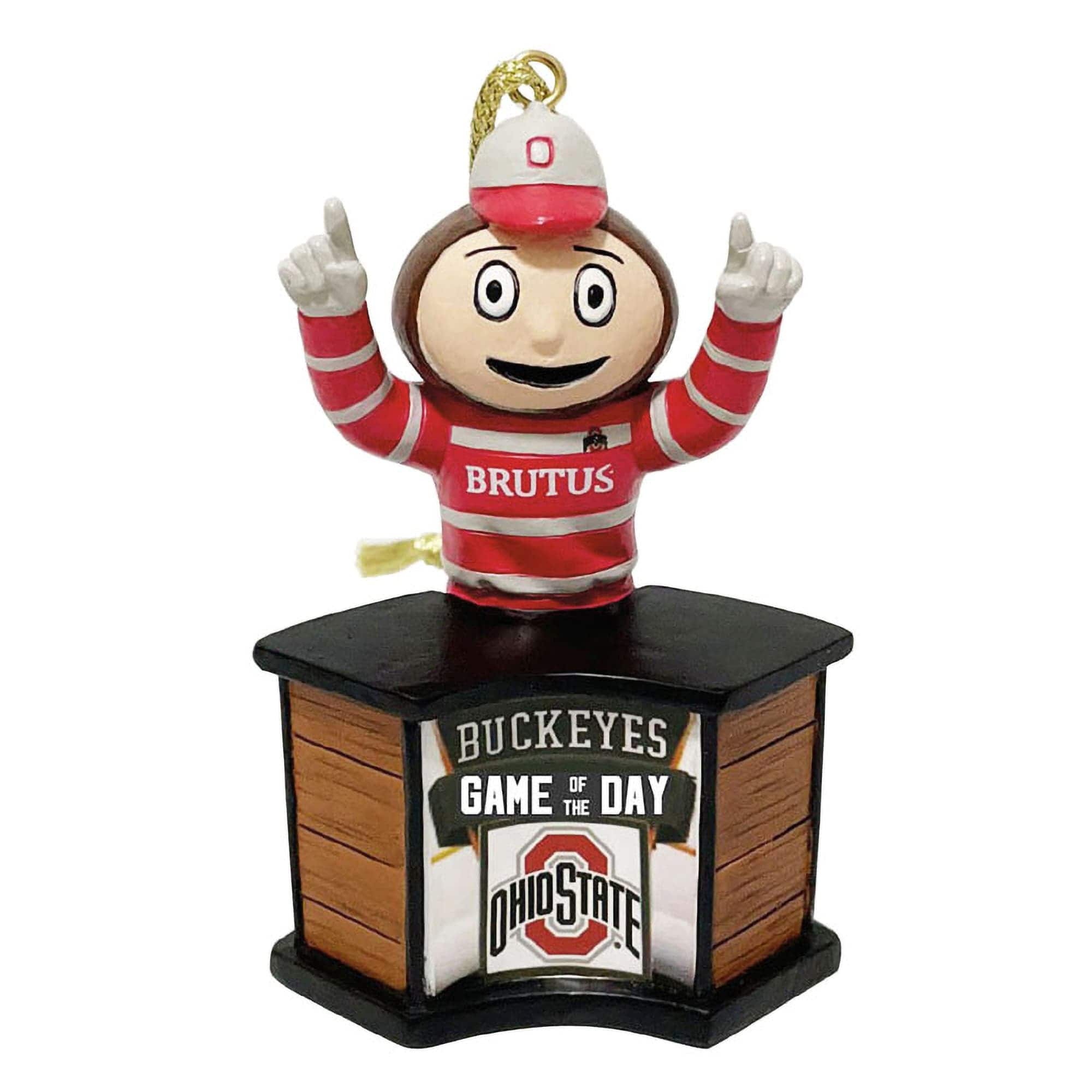 Santa's Workshop - Ohio State Buckeyes 4" Game of the Day Ornament ...