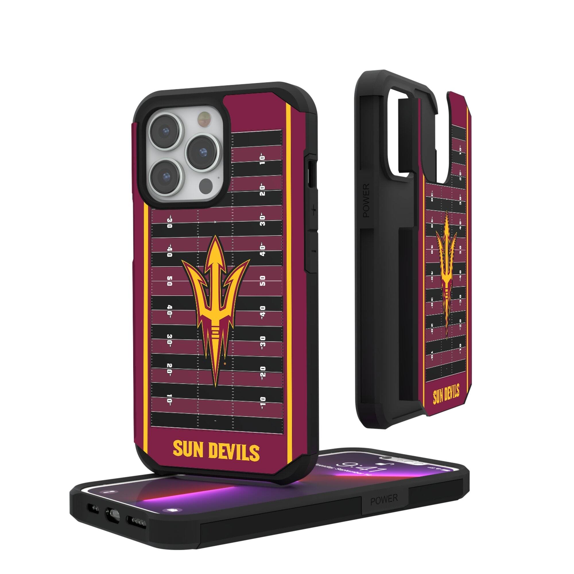 Keyscaper NCAA Arizona State Sun Devils Field iPhone Rugged Case 15 Pro ...