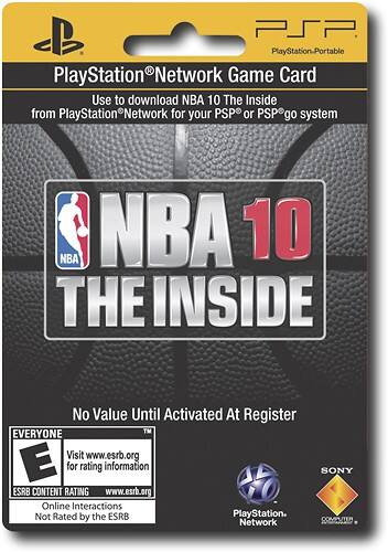 Best Buy: Sony NBA 10 The Inside Download Card SONY PLAYST