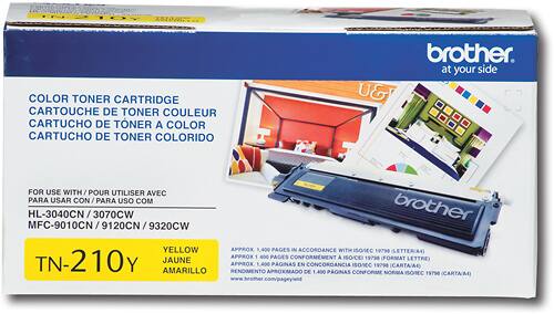 Brother Toner, 1400 Page Yield Yellow TN-210Y - Best Buy