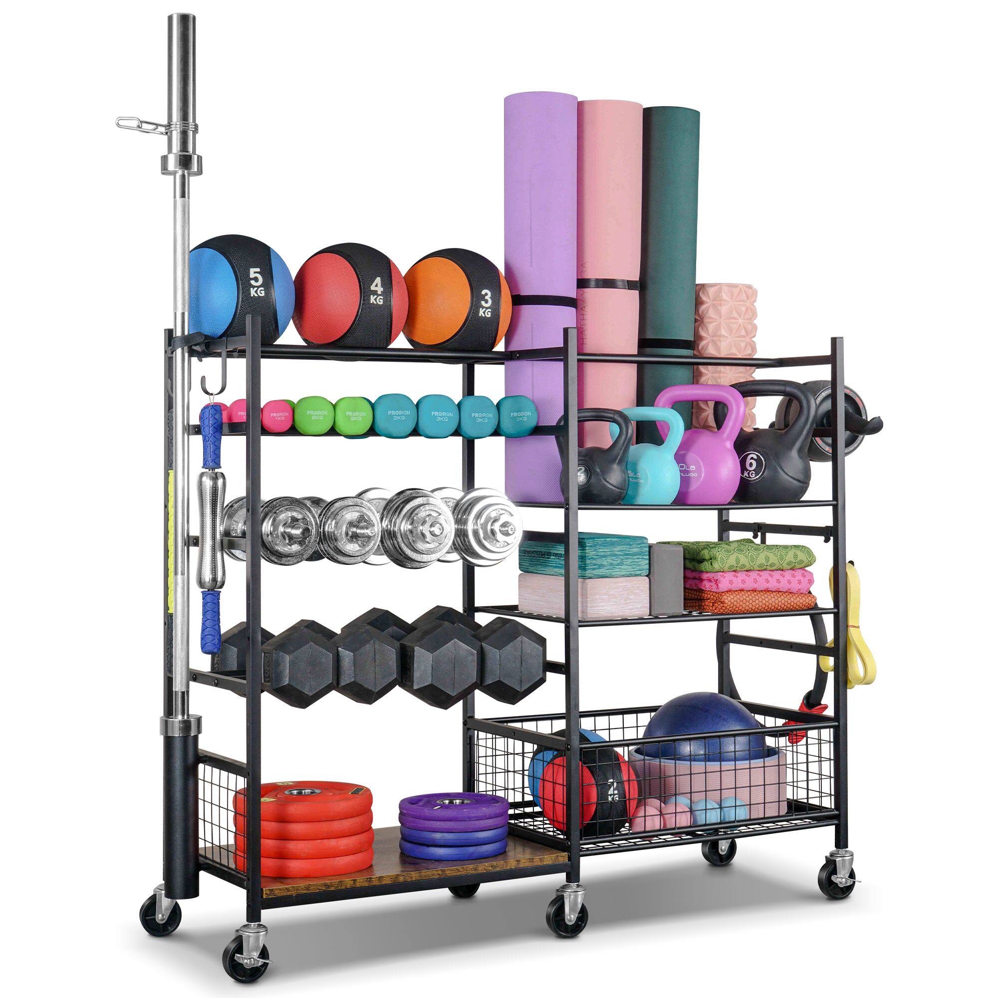 ZACHVO 200 lbs. Weight Capacity Sports Storage Garage Organizer ...