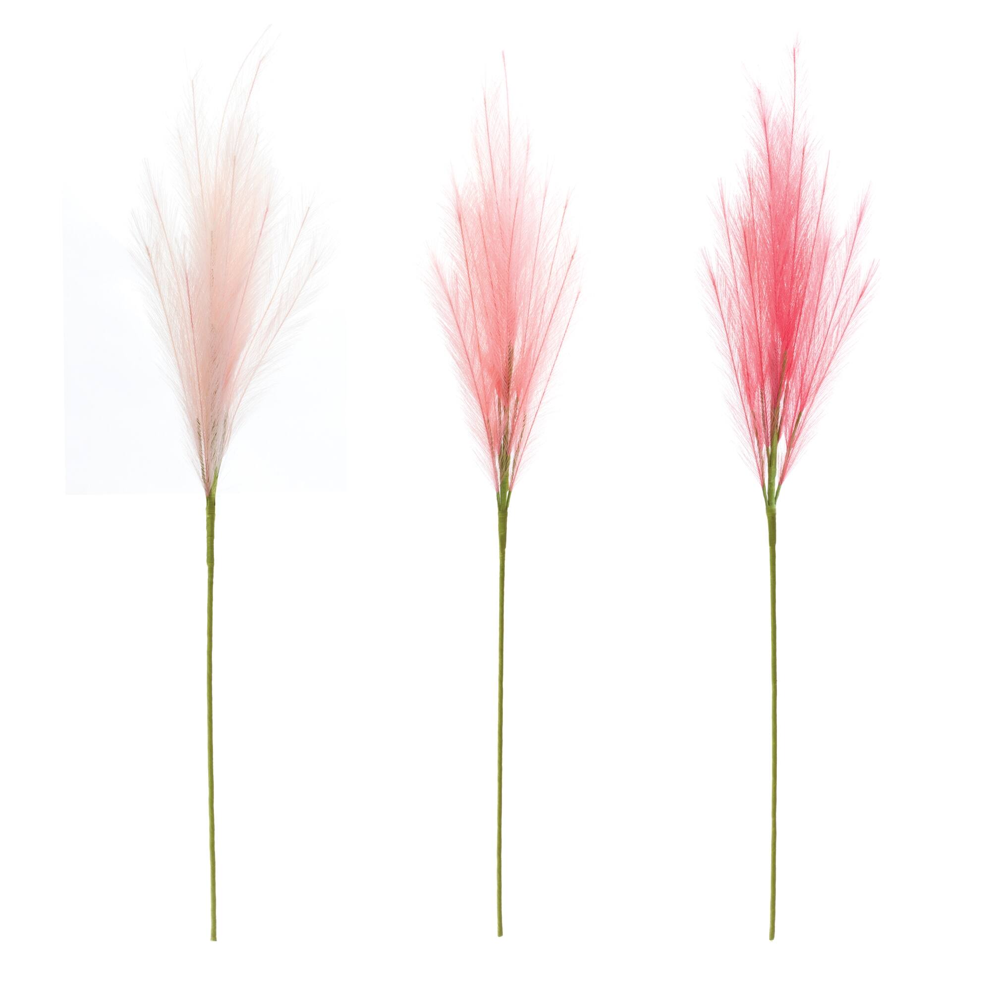 BreeBe Assorted Pink Plume Spray (Set of 3) Pink, Green 88569DS - Best Buy