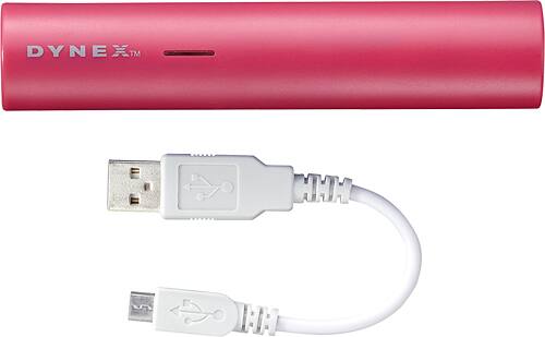 Best Buy: Dynex™ Mobile Battery Pink DX-P22