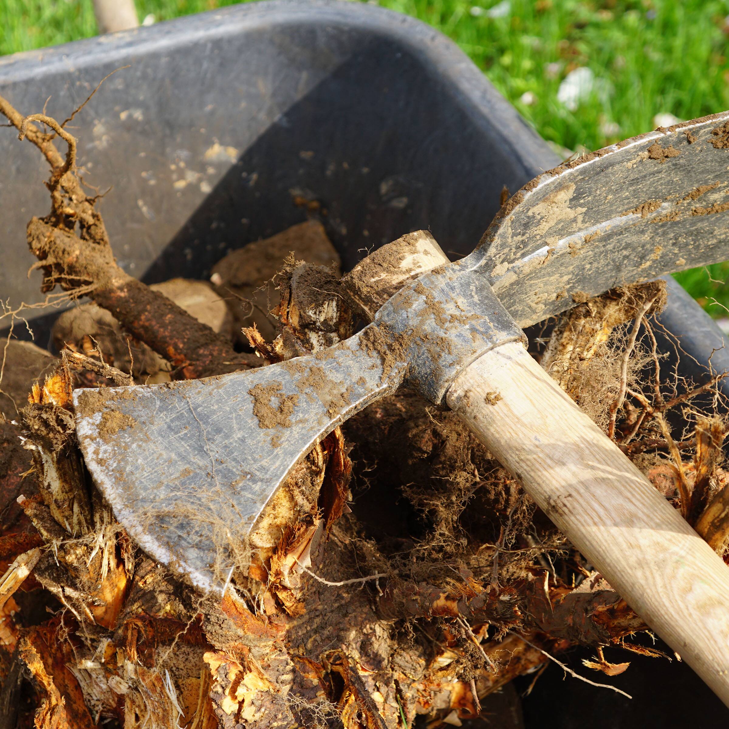 Kings County Tools Cutter Mattock Digging Tool 42” Garden Hoe and Hand ...