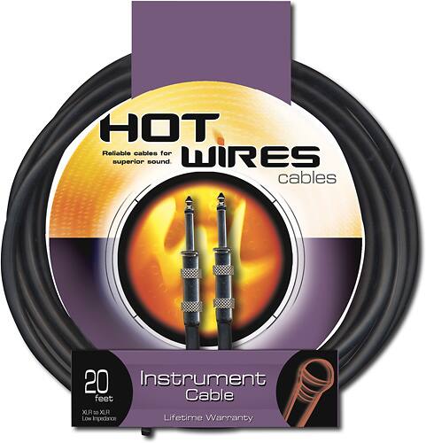 Customer Reviews: Hot Wires 20' Instrument Cable Black IC20 - Best Buy