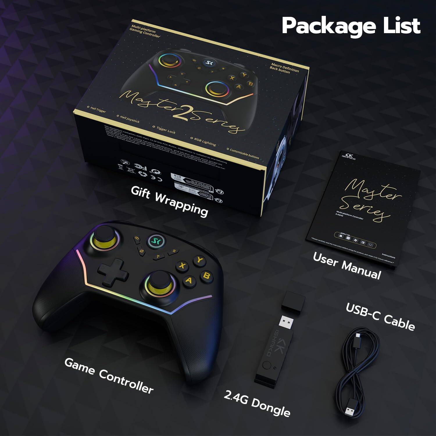 Reds Spade Pc Gaming Controller Wireless bluetooth With 1200mah 4 back ...