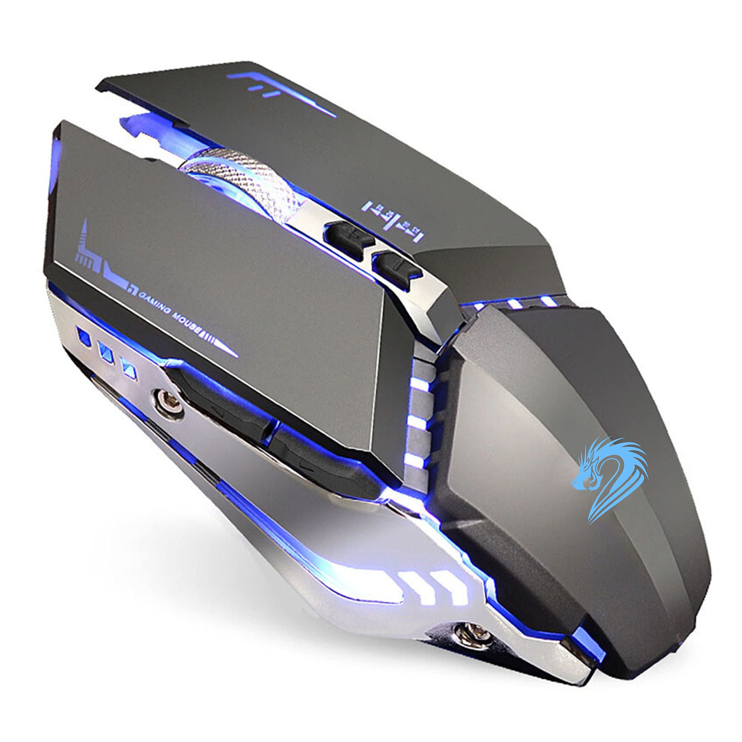HM 1810 T12 Gaming Mouse Rechargeable 4g Silent Optical Computer Mice ...