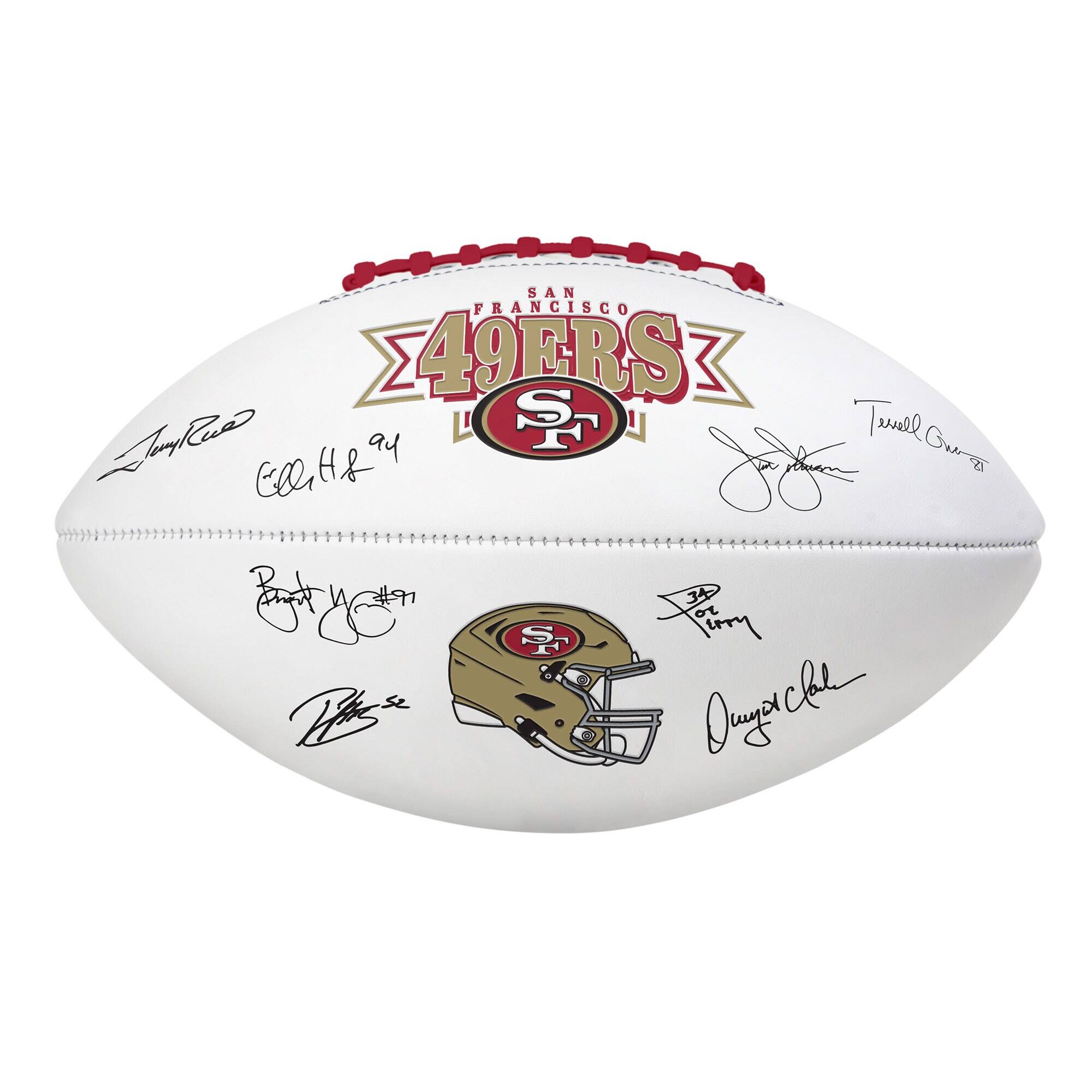 Logo Brands San Francisco 49ers Legends Signature Football Cardinal ...