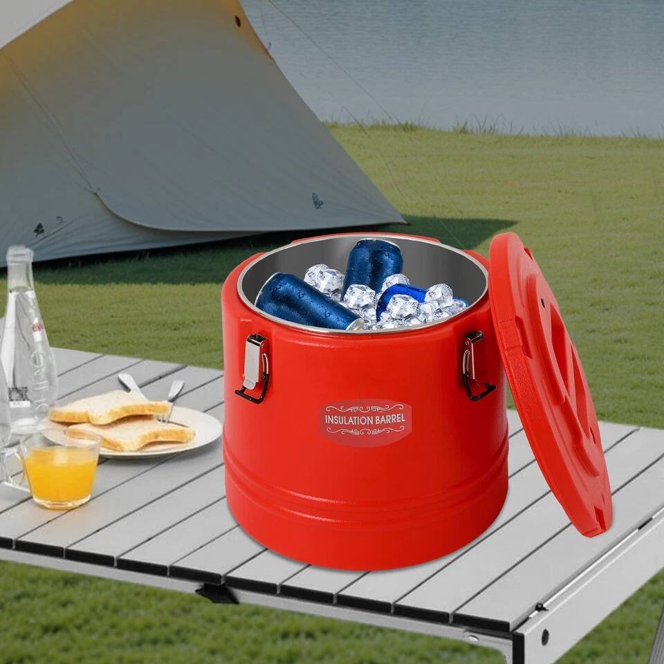 Home Collection 30L Insulated Beverage Cooler – Stainless Steel, PE ...