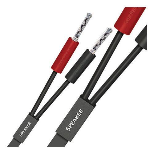 AudioQuest Q2 10' Q2 Full Range Speaker Cable w/ SureGrip 100 Banana ...