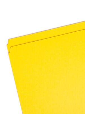 Smead File Folder, Reinforced Straight Cut Tab, Letter Size, 100 per ...