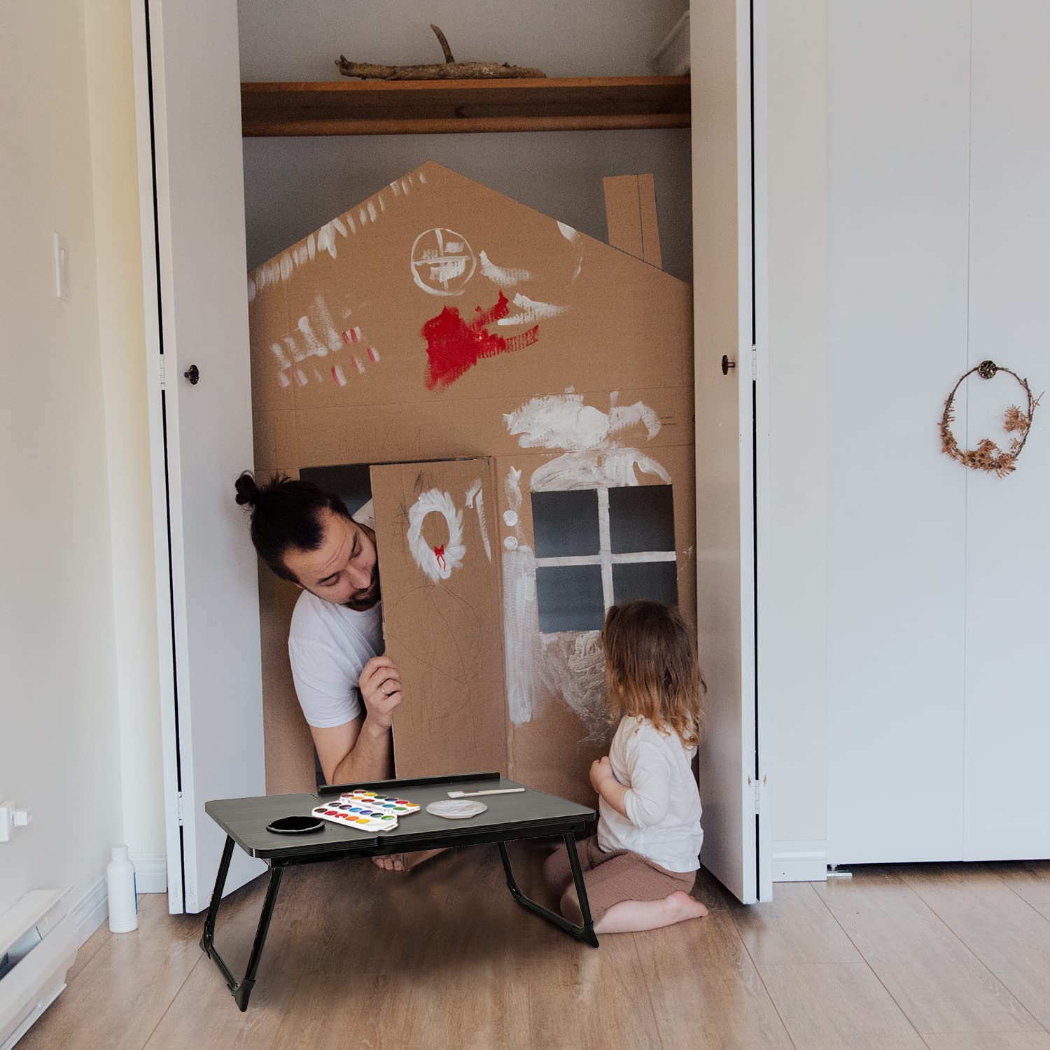 Stylel Star Laptop Desk for Bed Couch,Lap Desk for Laptop,Portable ...