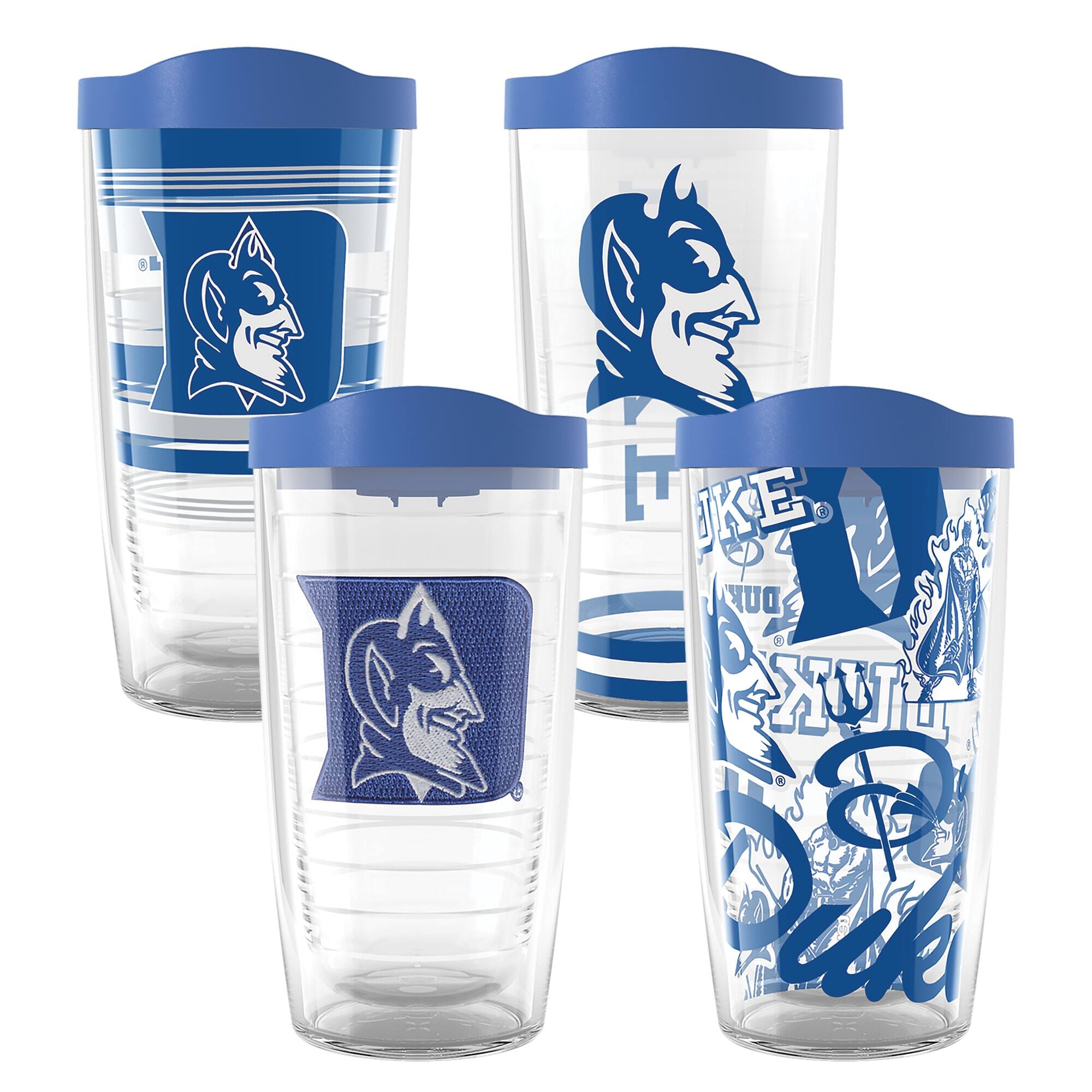 Tervis Duke Blue Devils Four Pack 16oz. Classic Tumbler Set Multicolor ...