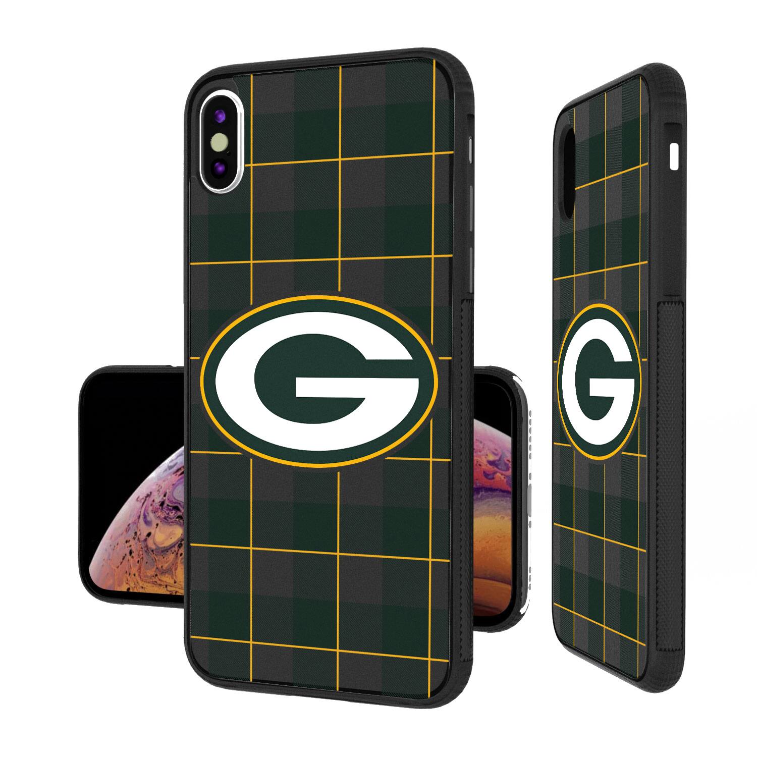 Keyscaper NFL Green Bay Packers iPhone Plaid Design Bump Case Xs Max ...