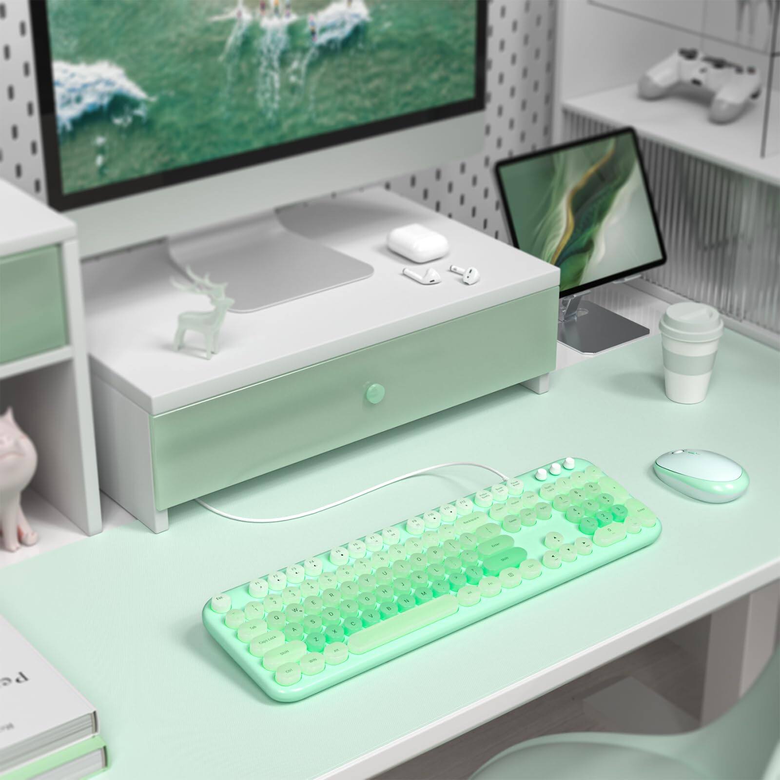 Stamp n Camp Backlit Wired Retro Typewriter Computer With Numeric ...