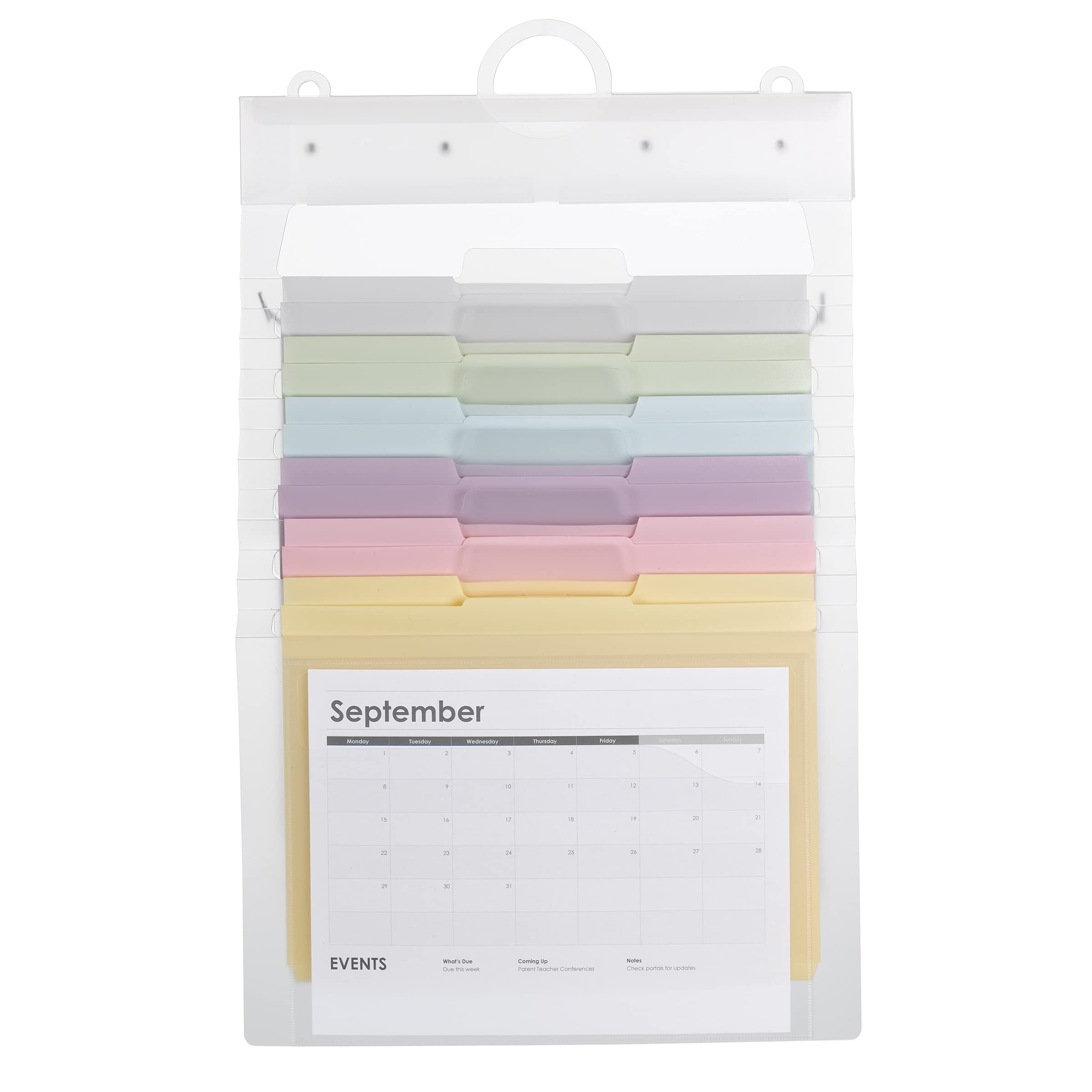 Dapper Styles Cascading Wall Organizer Gen 2 6 Pockets Letter Pastel ...