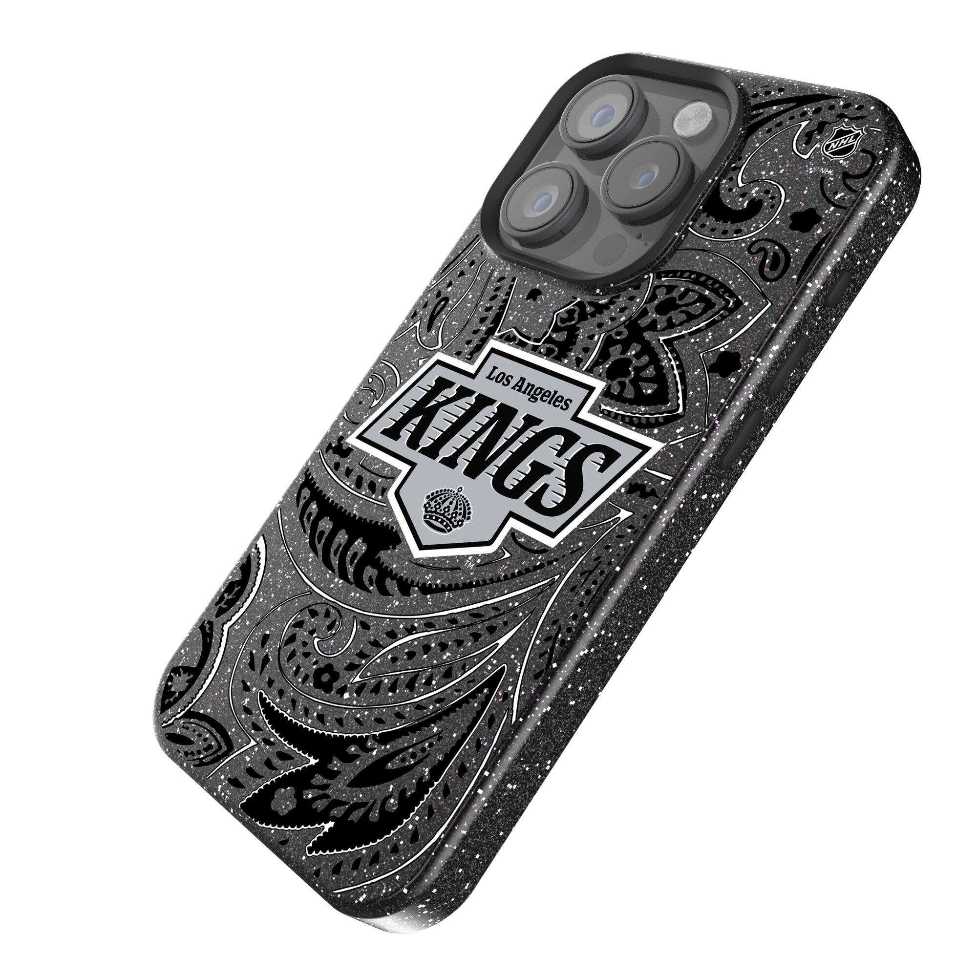 Keyscaper NHL Los Angeles Kings Paisley Bling iPhone Case 14 Plus Black ...