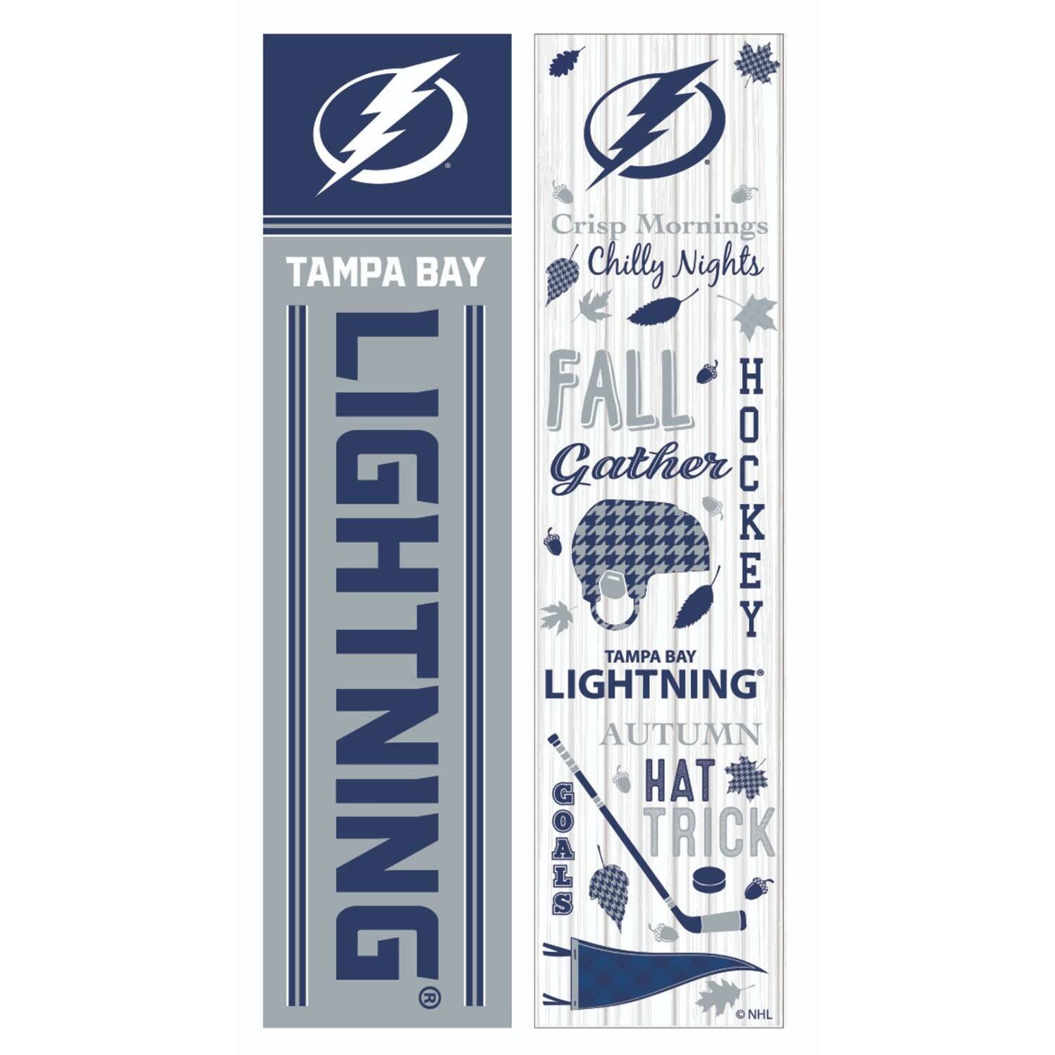 Evergreen Enterprises Tampa Bay Lightning 47" Double Sided Fall Leaner ...
