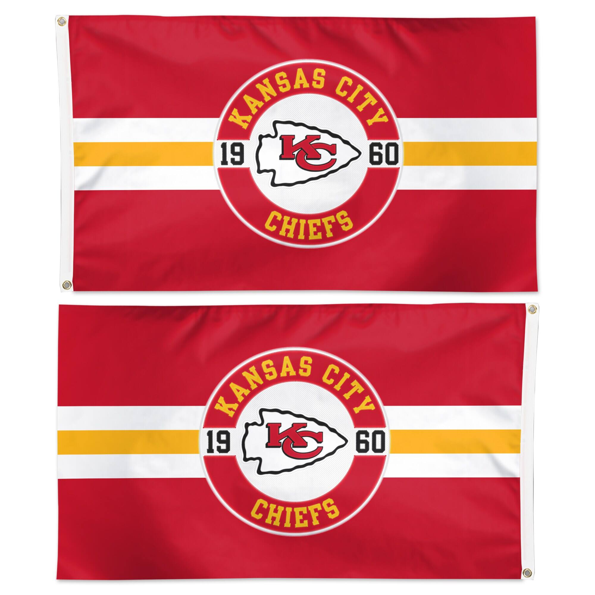 WinCraft Kansas City Chiefs 3' x 5' Applique Flag Multicolor 202227624 ...