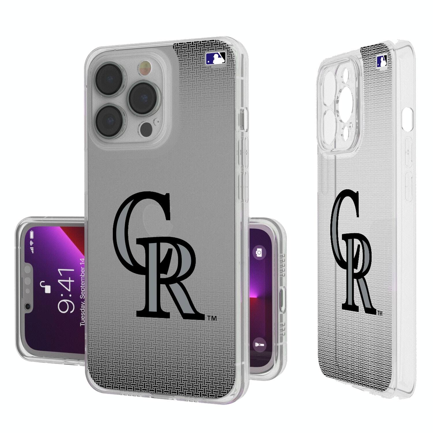 Keyscaper MLB Colorado Rockies Linen Logo iPhone Clear Case 14 Pro ...