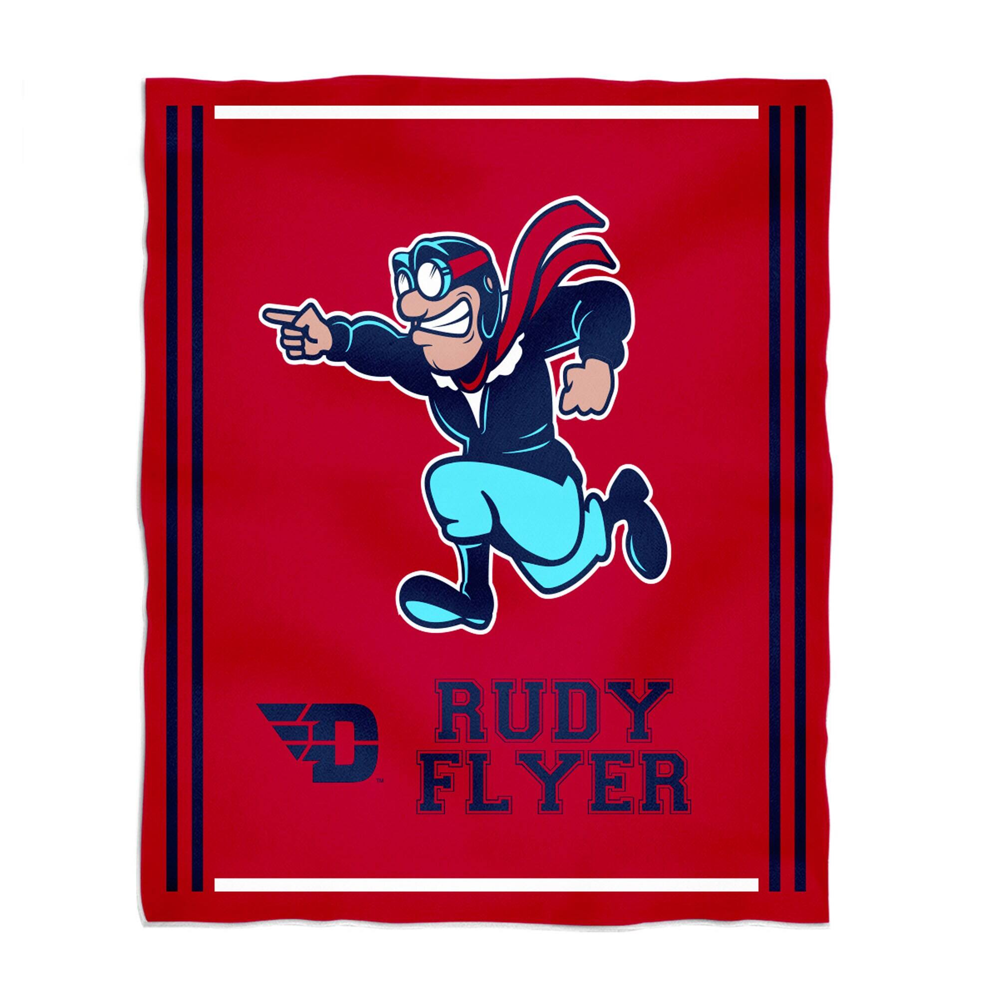 Vive La Fete Dayton Flyers 36'' x 48'' Big Mascot Blanket Red 200756288 ...