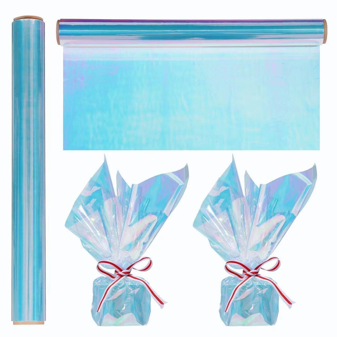 Paradigms Interiors Iridescent Cellophane Wrap For Gift Baskets Rainbow ...