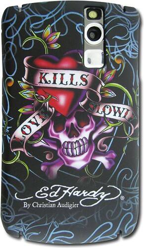 Best Buy: Ed Hardy Case for BlackBerry Curve Mobile Phones Black 63 ...