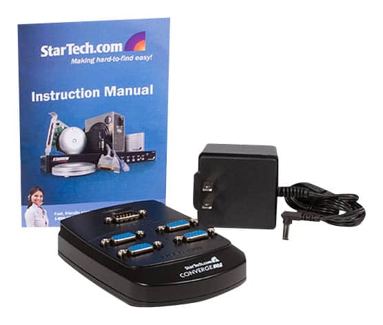 Best Buy: StarTech 4-Port VGA Video Splitter Black ST124W
