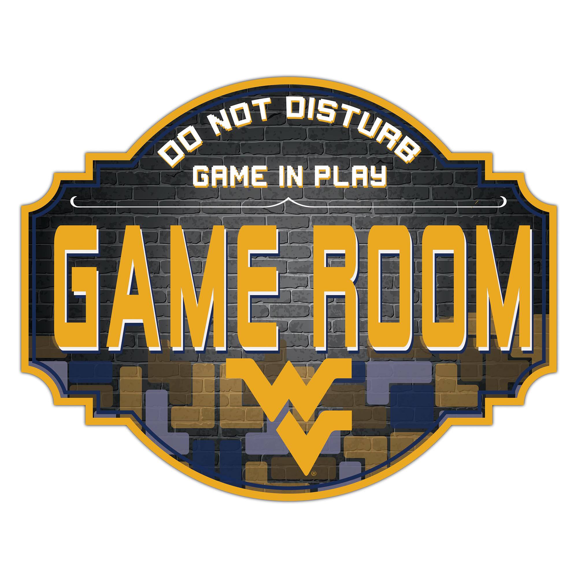 Fan Creations West Virginia Mountaineers 12'' Game Room Tavern Sign ...