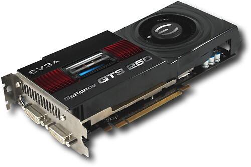 Best Buy: EVGA GeForce GTS 250 512MB DDR3 PCI Express Graphics Card 512 ...