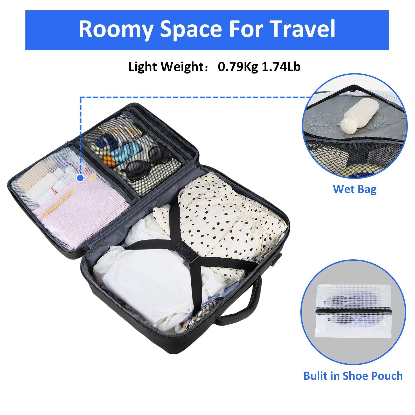 NICHOLAS KLEIN Travel Laptop Backpack For Men Women Airplane Approved ...