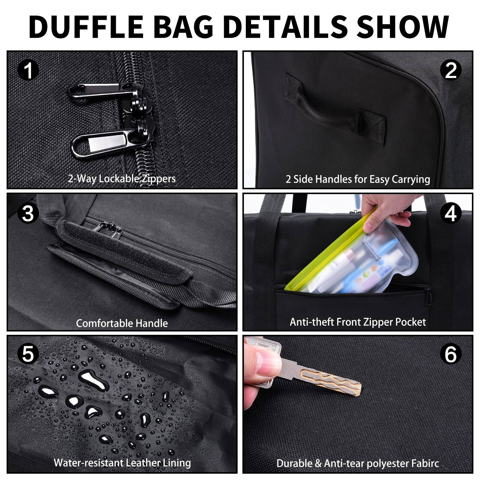 Paradigms Interiors Large Duffle Bag For Travel Camping Sport Equipment ...