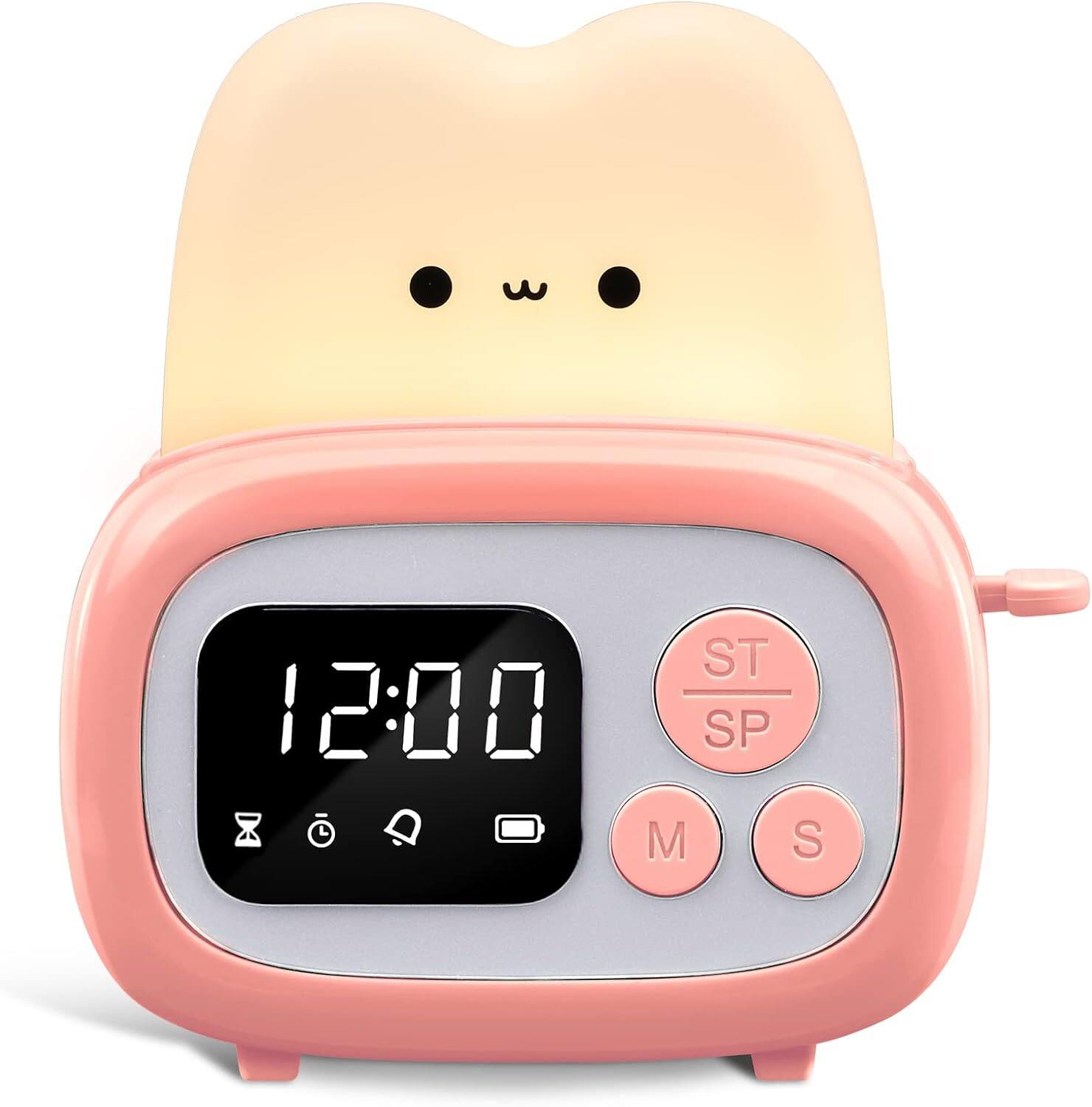 Stamp n Camp QANYI Desk Decor Toaster Lamp Rechargeable Lamp with Smile ...