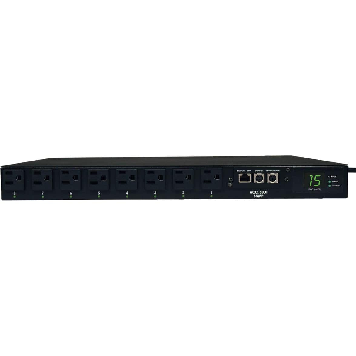 Tripp Lite PDU Switched ATS 120V 15A 8 Outlet PDUMH15ATNET - Best Buy