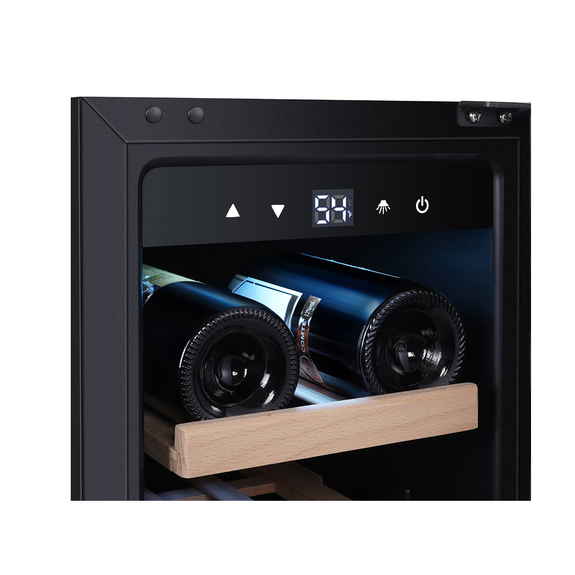 Equator 11" 18 Bottle Wine Cooler: Built In/Freestanding, 41°F−71.6°F ...