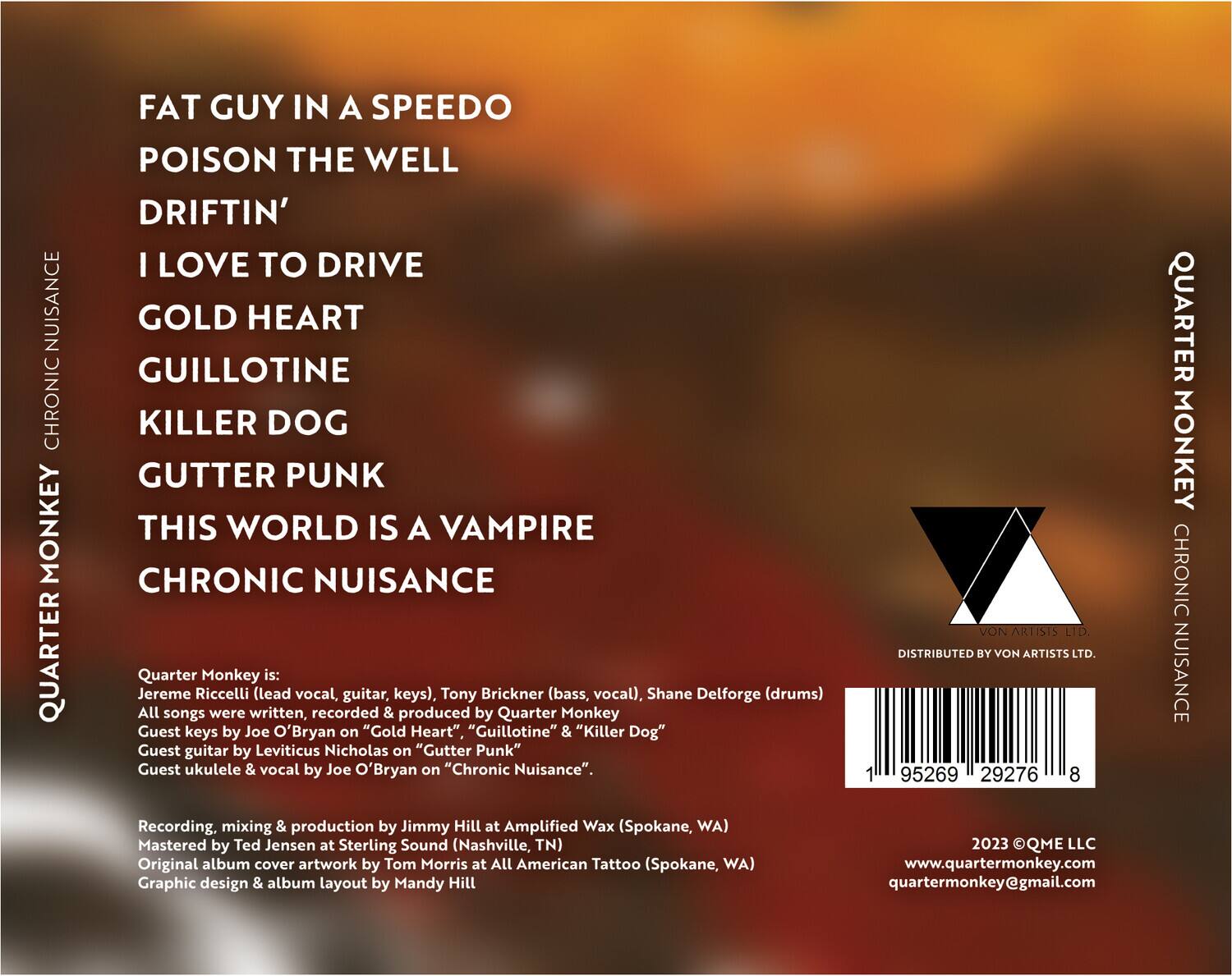 Quarter Monkey Chronic Nuisance COMPACT DISCS [CD] - Best Buy