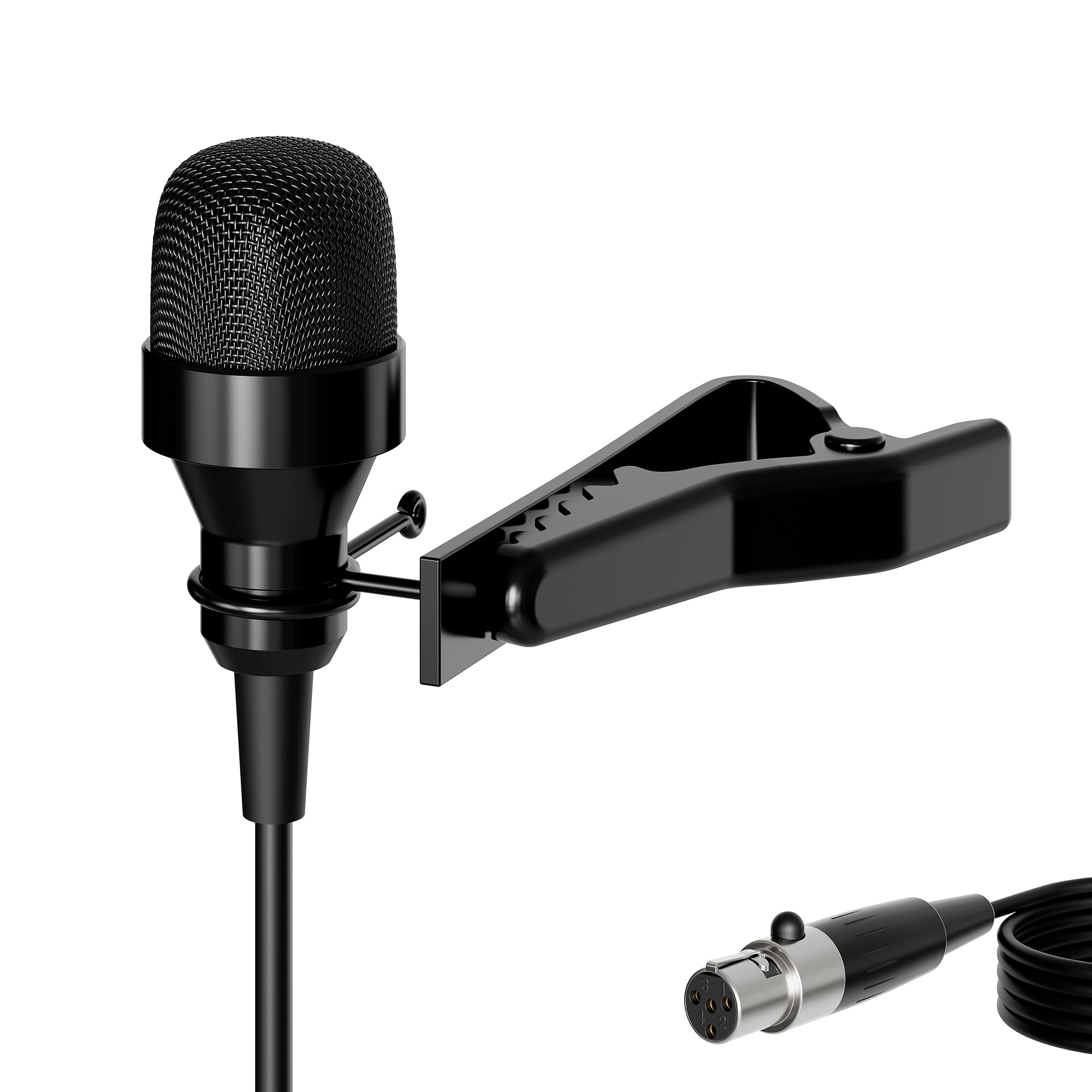 METALTON Pro Lavalier Lapel Microphone Mic j 017 Unidirectional ...