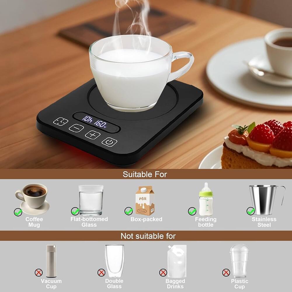 Schertz Coffee Mug Warmer with 7 Temp Settings, Display & Auto Shut Off ...