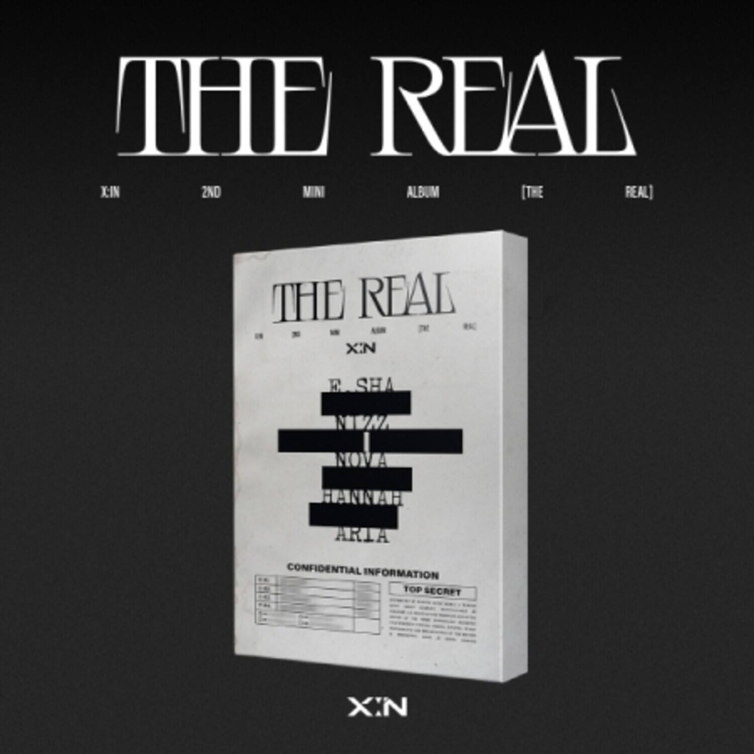 X:in The Real incl. 84pg Photobook, Lyrics Paper, Photocard, Lenticular ...