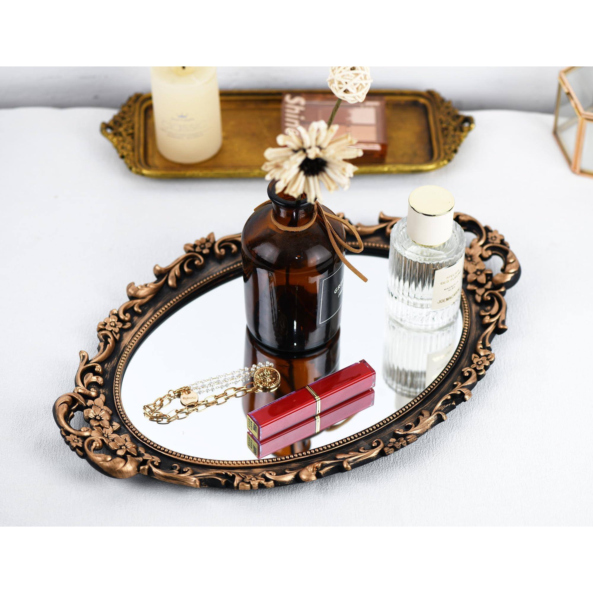 Cedar Assembly Vintage Decorative Framed Mirror Wall Hanging Mirrors ...