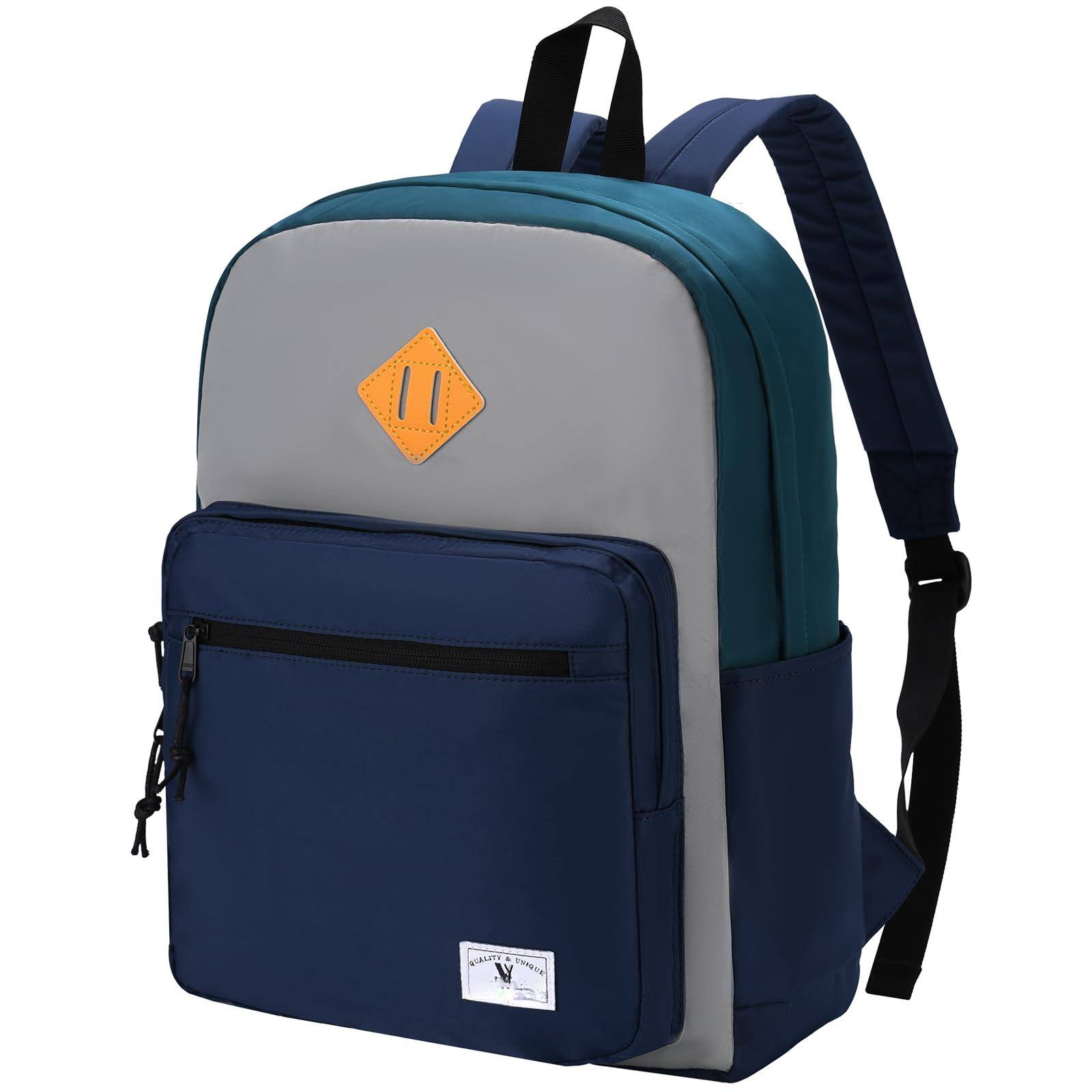 Pacoar Cade School Backpack For Men Women Lightweight Classic Basic ...