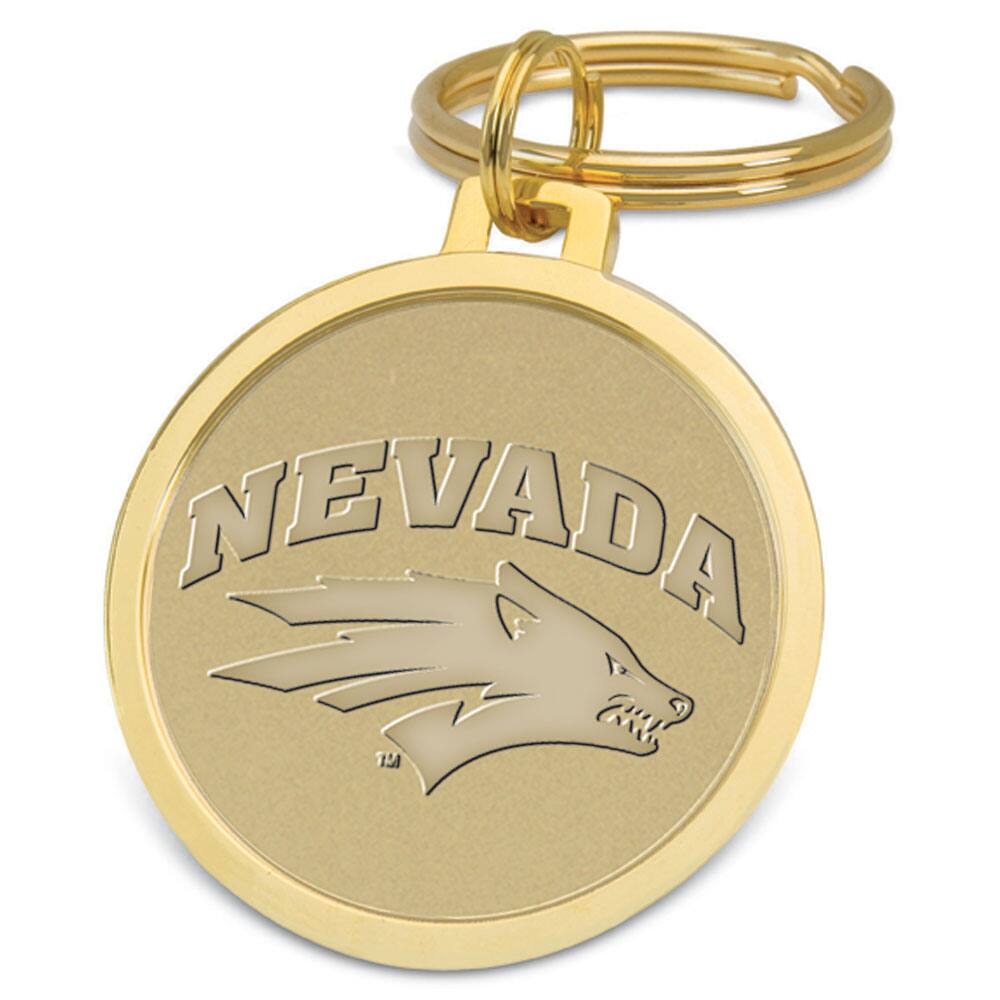 Jardine Nevada Wolf Pack Team Logo Split Wire Key Ring Gold 4491339 ...