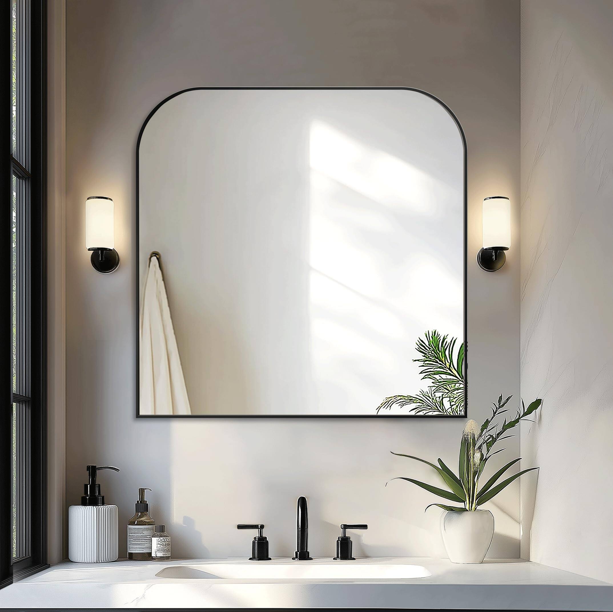 TECH SAFARI Full Length Mirror Standing Large Floor With Aluminum Frame ...